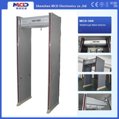 China 6 zones Waterproof Board Archway Metal Detector 200 * 70 * 56 CM Tunnel Size economical and pratical for sale