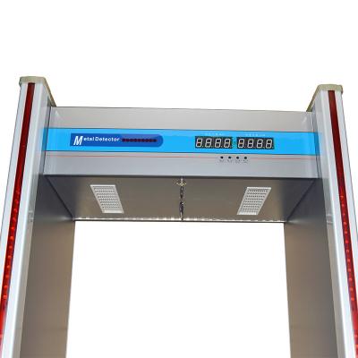 China High Anti Interference Ability Airport Security Metal Detectors Audio Alert for sale