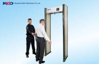 China 18 Detection Zones Waterproof Door Frame Metal Detector with LCD Display for airport/customs security for sale