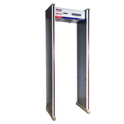 China 0-99 Adjustable Sensitivity Multizone Walk Through Metal Detector Gate for sale