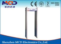 China Audio Alert Multi Zone Portable walk thru metal detector door for ABC Bank for sale
