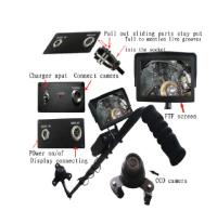 China 4.3 Inch Screen Under Vehicle Inspection Camera Rechargeable Practical Security Tools for sale