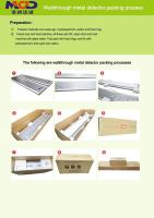 China MCD -500A Walk through Metal Detector Gate With Security Alarm , Multi Zone Identification for sale