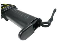 China Black Hand Held Metal Scanner / Portable Wand Metal Detector With Headphone Output for sale
