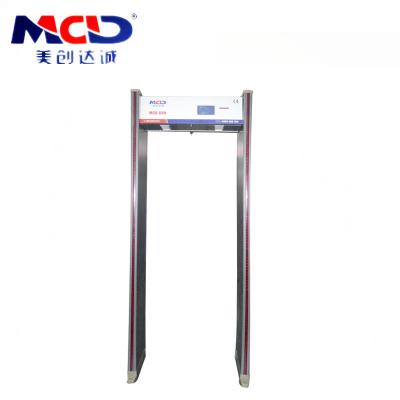 China High Sensitivity 6 zones Door Electronic Walk Through Metal Detector For Safety Inspection for sale