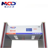 China High Sensitivity 6 zones Door Electronic Walk Through Metal Detector For Safety Inspection for sale