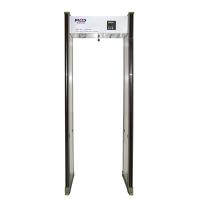 China 6 zones Lcd Display Door Frame Metal Detector with Remote Controller For Security,body scanner for sale
