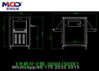China Big Load Collapsible X Ray Inspection Machine MCD-5030C 38mm Steel Penetration for sale