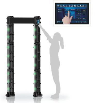 China Portable Walk Through Metal Detector Self Diagnostic With Big Touch Screen for sale