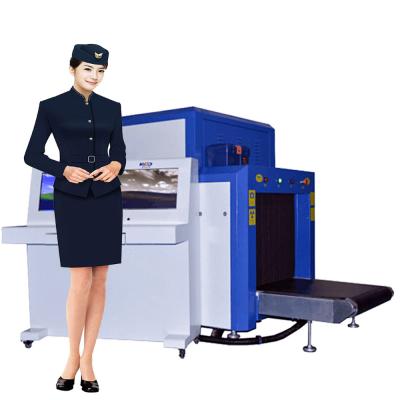China Low Noise Airport Baggage Scanners , Security Screening Equipment With Conveyor Belt for sale