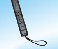 China Rechargeable mini handheld metal detector / body scanner round head for sale
