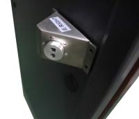 China Fast Pass Door Frame Metal Detector , Walk Through Temperature Scanner Voice Alarm for sale