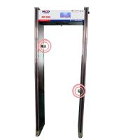 China Big Screen AC 220V Walk Through Temperature Scanner Voice Alert for sale