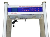 China Large Screen LCD Door Frame Metal Detector 10 zones Archway Weapon Scanner for sale