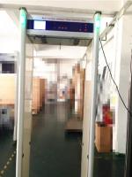 China Large Screen LCD Door Frame Metal Detector 10 zones Archway Weapon Scanner for sale