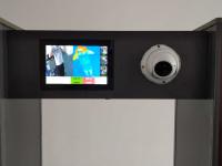 China High Sensitivity Thermal Imaging Temperature Measure Wlak Through Gate For Airport Station School for sale