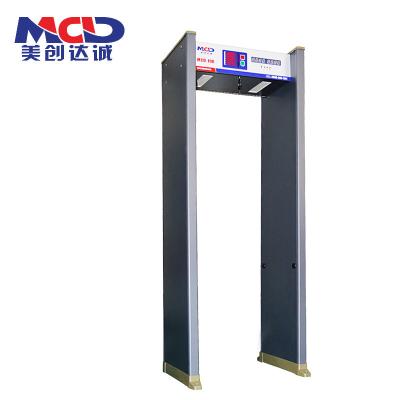 China 6 Detection Zones Door Frame Metal Detector Security Access For Entertainment Walkthrough Metal Detect for sale