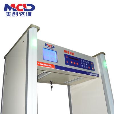China 8 Zones Walk Through Metal Detector For Airport/station/governmental agencies for sale