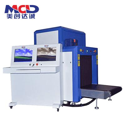China Airport 500W 140Kv 0.2m/s X Ray Baggage Scanner 34mm steel for sale