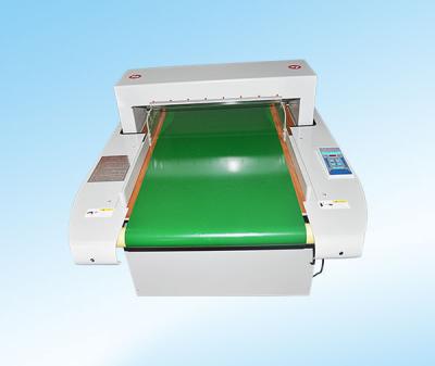 China Food 90W 32m/min LCD Conveyor Metal Detector Buzzer alarm for sale