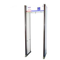 China High Quality Latest LED Light/Sound Walk Through Security Alarm Door Gate 18 zone MCD walk through Metal Detector MCD600 for sale