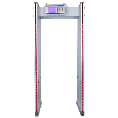 China MCD 800A Pinpoint 6 zone Archway Metal Detector Gate LCD display for sale
