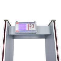 China MCD 800A Pinpoint 6 zone Archway Metal Detector Gate LCD display for sale