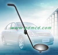 China Adjustable Vehicle Inspection Mirror 30cm Convex Mirror With LED Flashlight for sale
