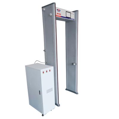 China Quick Pass 680W 0.7MPa Walk Through X Ray Machine 8 Microns Gate for sale