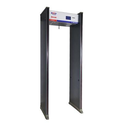 China 6 Zone Door Frame Metal Detector , 4.3 Inch LCD Screen Airport Body Scanner for sale