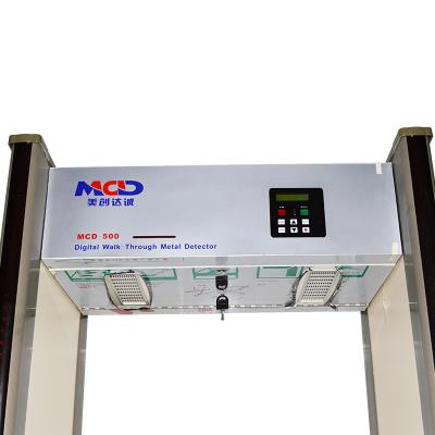 China 6.0 Inch LCD Display Door Frame Metal Detector with 18 Zones for sale