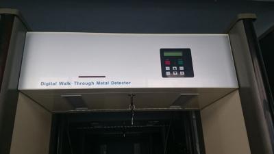China 18 Exploration Areas Archway Metal Detector , LCD Display Inspection Door for sale