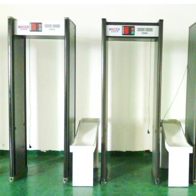 China 1 Zone Walkthrough Metal Detector With 4 Pair Infrared Detectors for sale
