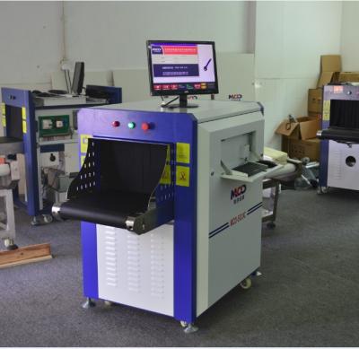 China High Sensitive X Ray Inspection Machine , 0.22m/s 34mm Steel Luggage Scanner for sale