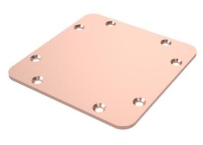 China Industrial Components Aluminium Copper Pipe Heat Sink Anodizing ROHS Certificated for sale