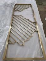 China Anodizing Laser Metal Cutting Service Stainless Steel Screen And Room Divider for sale