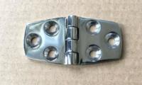 China Mirror Finish 316 Stainless Steel Strap Hinges ,CPSIA and CA65 Investment Casting Metal for sale