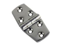 China Mirror Finish 316 Stainless Steel Strap Hinges ,CPSIA and CA65 Investment Casting Metal for sale