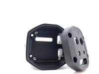 China Anodizing Zinc Alloy Die Casting Polished Base Robot Metal Parts for sale