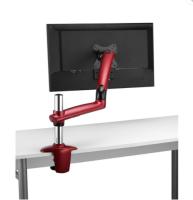 China Anodized Monitor Desk Mount Bracket , CPSIA Aluminum Cast Products for sale