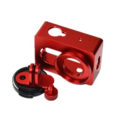 China Aluminum CNC Turning Parts Electroplating Camera Precision turning Metal Parts for sale
