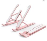 China Anodized Foldable Laptop Holder, Rohs CNC Turning Aluminum Al6061 for sale
