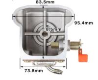China Cylinder Cover Polish Cast Aluminum , ADC12 Aluminium Casting Products for sale