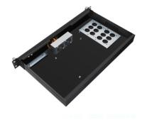 China 1u260 Deep Protective 19 Inch Rack Mount Chassis Anodized Sheet Metal Shell for sale