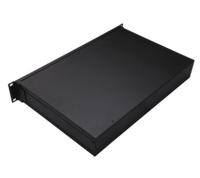 China Powder Coated 19 Inch Server Case , Sheet Metal Bent 300mm Deep 1.5 U Server Case for sale