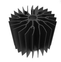 China 65W-75W Led Copper Phase Change Heat Sink OEM Size For Down Light for sale
