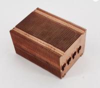 China Brushed Nickel Computer Heat Sink , Aluminum Copper CPU Heatsink for sale