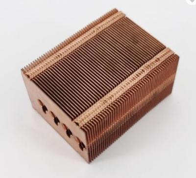 China Brushed Nickel Computer Heat Sink , Aluminum Copper CPU Heatsink for sale