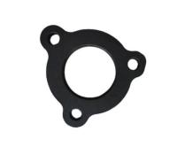 China Sandblasting Hot Forging Parts Cylinder Sleeve Flange Connecting Steel Plate for sale