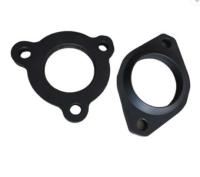 China Sandblasting Hot Forging Parts Cylinder Sleeve Flange Connecting Steel Plate for sale